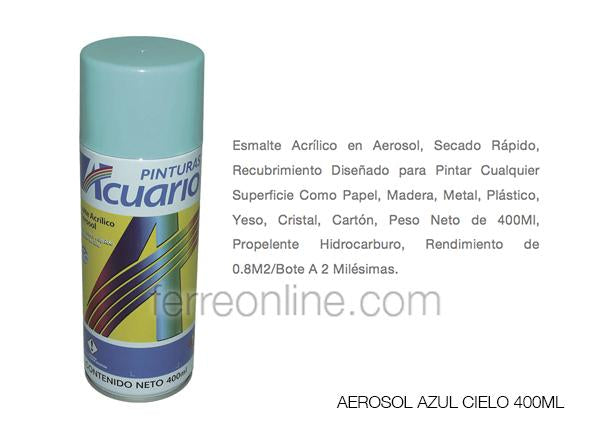 AEROSOL AZUL CIELO 400ML ACUARIO 770 – Ferreonline (Ferremateriales La ...
