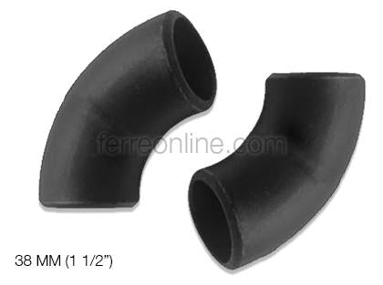 CODO ACERO NEGRO C-40 38MM 1 1/2" X 90 SOLDABLE – Ferreonline ...