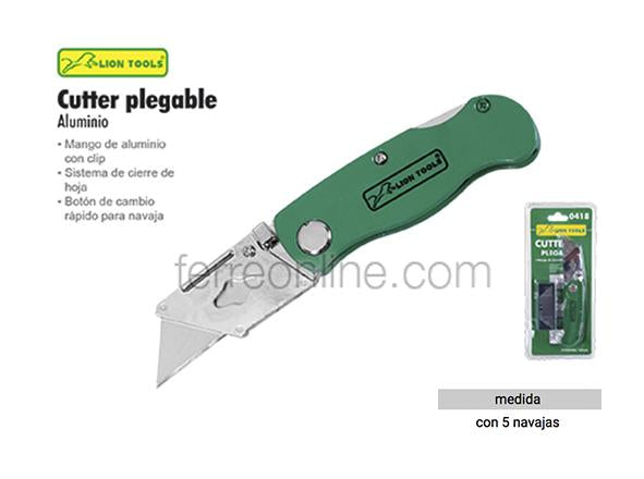 CUTTER PLEGABLE LION TOOLS 0418 – Ferreonline (Ferremateriales La Mexicana)