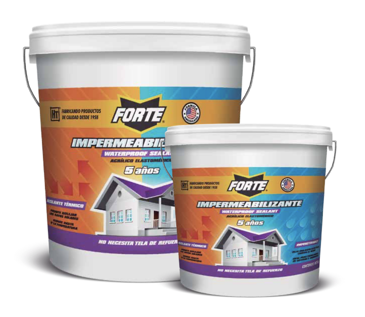 IMPER 5 AÑOS ROJO 4LTS HECORT 16-0304 – Ferreonline (Ferremateriales La ...