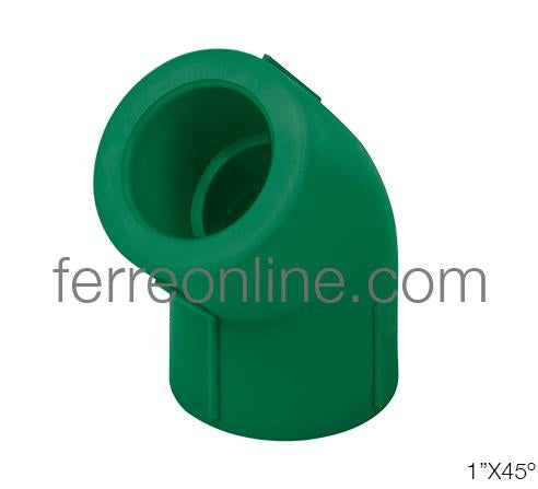 CODO PLUS 25MM 1" X 45 (32MM) – Ferreonline (Ferremateriales La Mexicana)